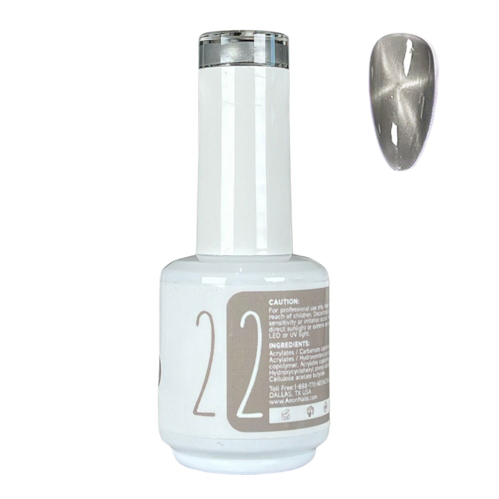 AEON NUDE SHADE CERAMIC CAT EYE GEL 15ml #22 – Luminous Beauty Supply