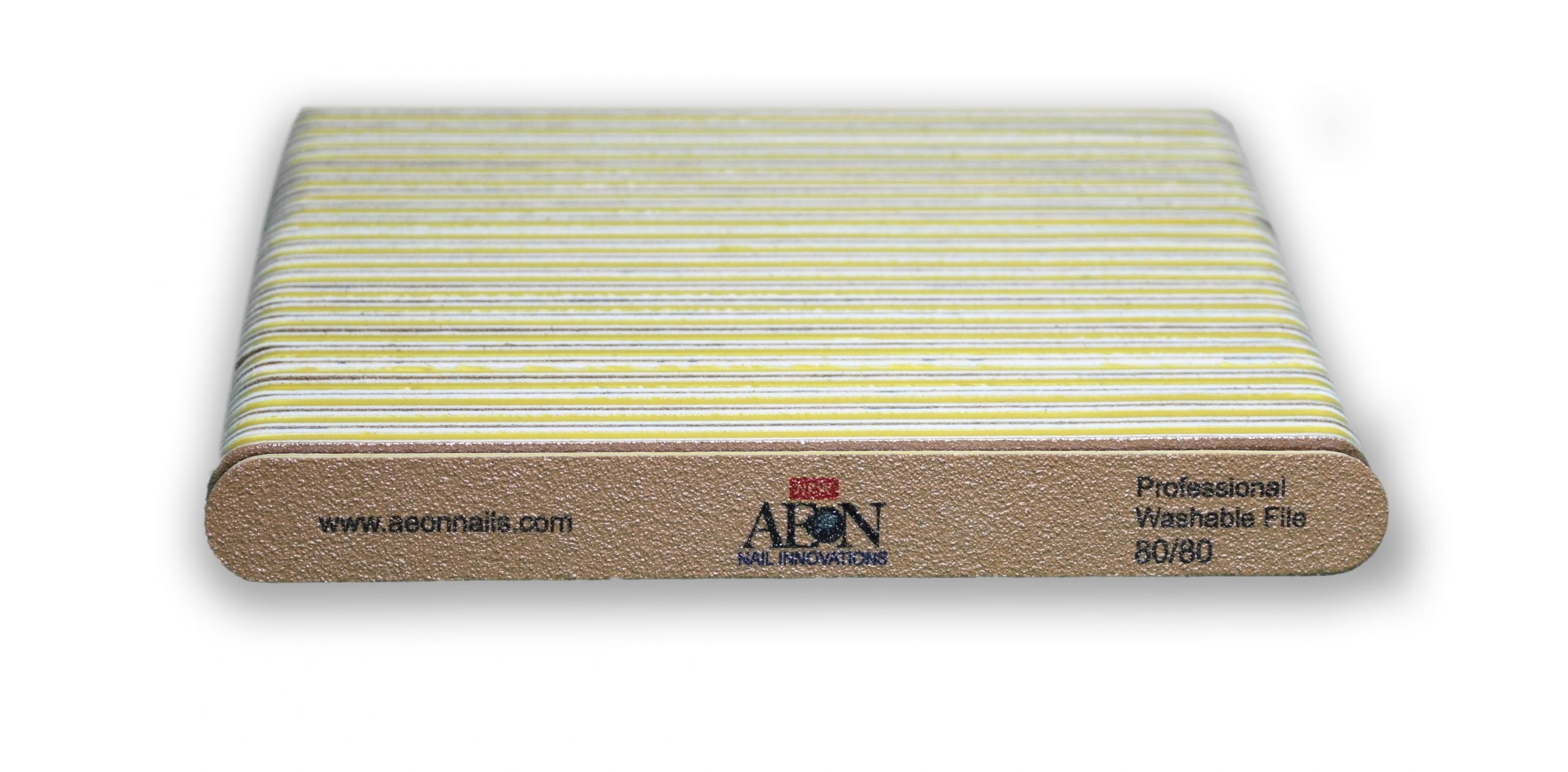 AEON Nail Files 80/80 Straight 25 PCS – Luminous Beauty Supply