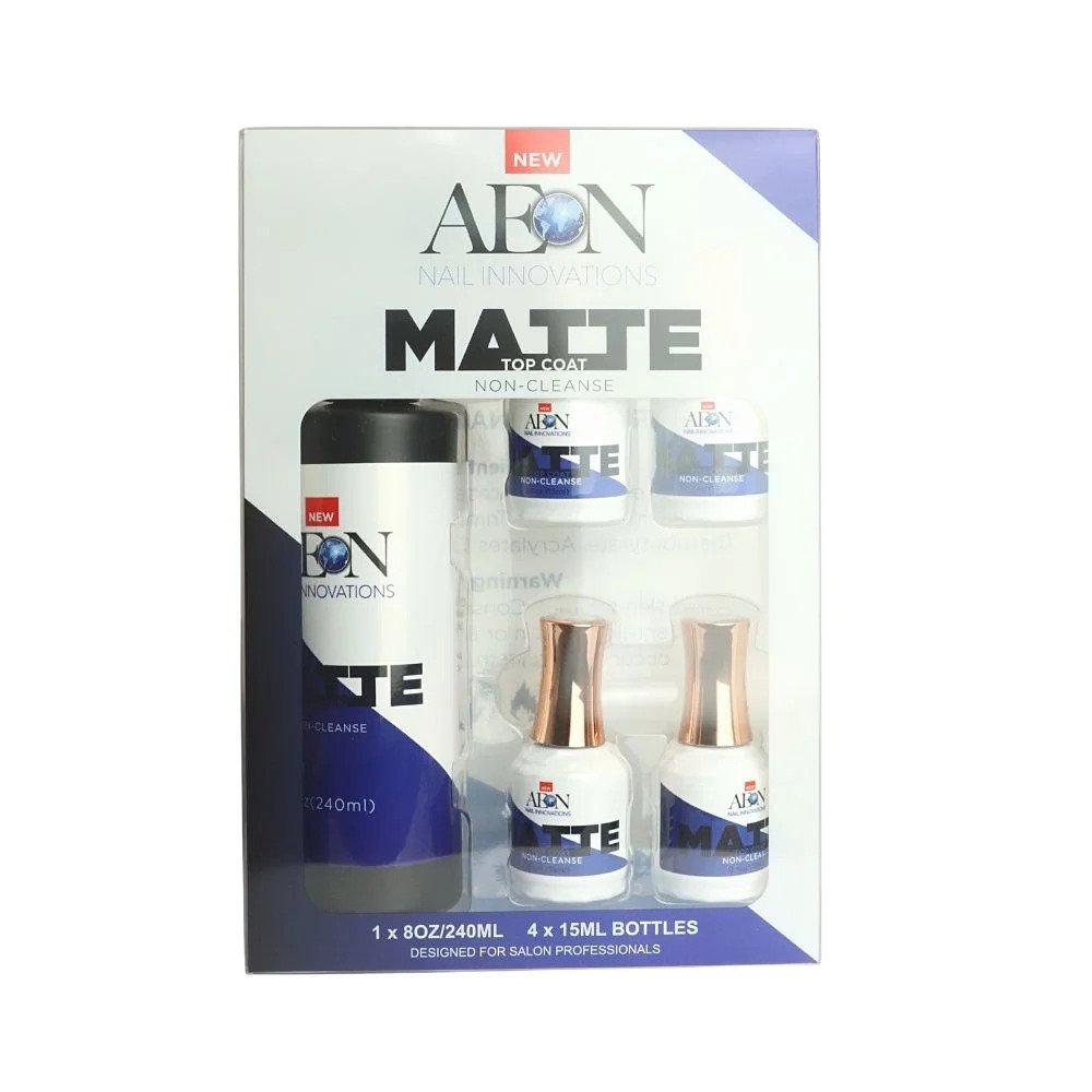 AEON Gel Nail Polish - No Cleanse Matte Top Coat Refill Kits – Luminous ...