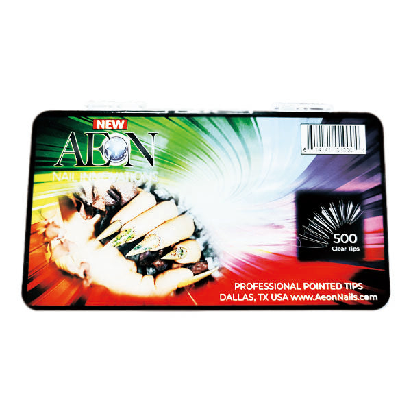 AEON 500 Clear Point Tips – Luminous Beauty Supply