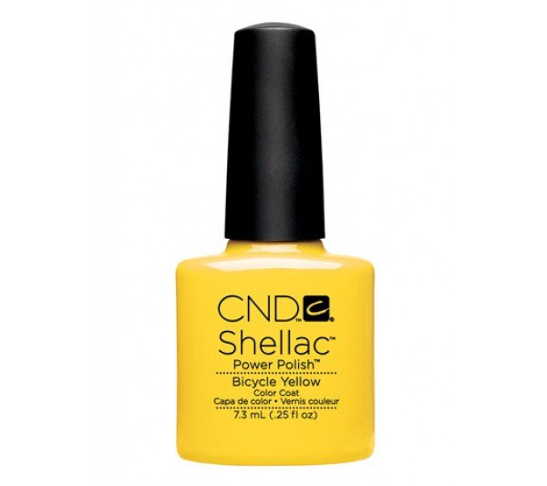 CND Shellac Power Polish - Bicycle Yellow 7.3ml (0.25oz) – Luminous ...