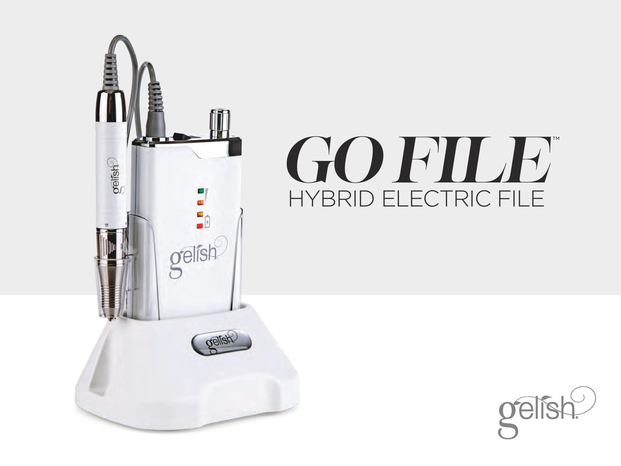 Gelish Go File - Portable Rechargeable Hybrid Electric File 35K RPM ...