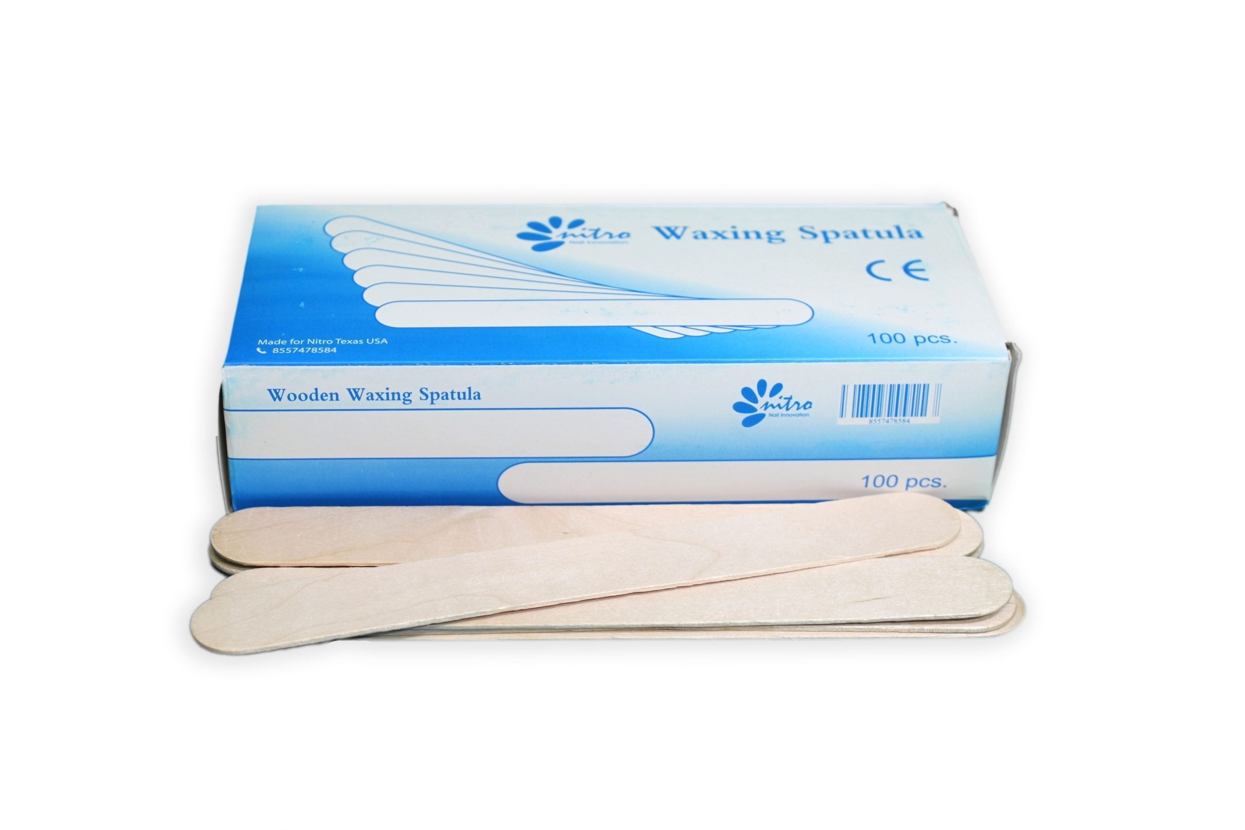 Nitro Wooden Waxing Spatula - 100 pcs – Luminous Beauty Supply